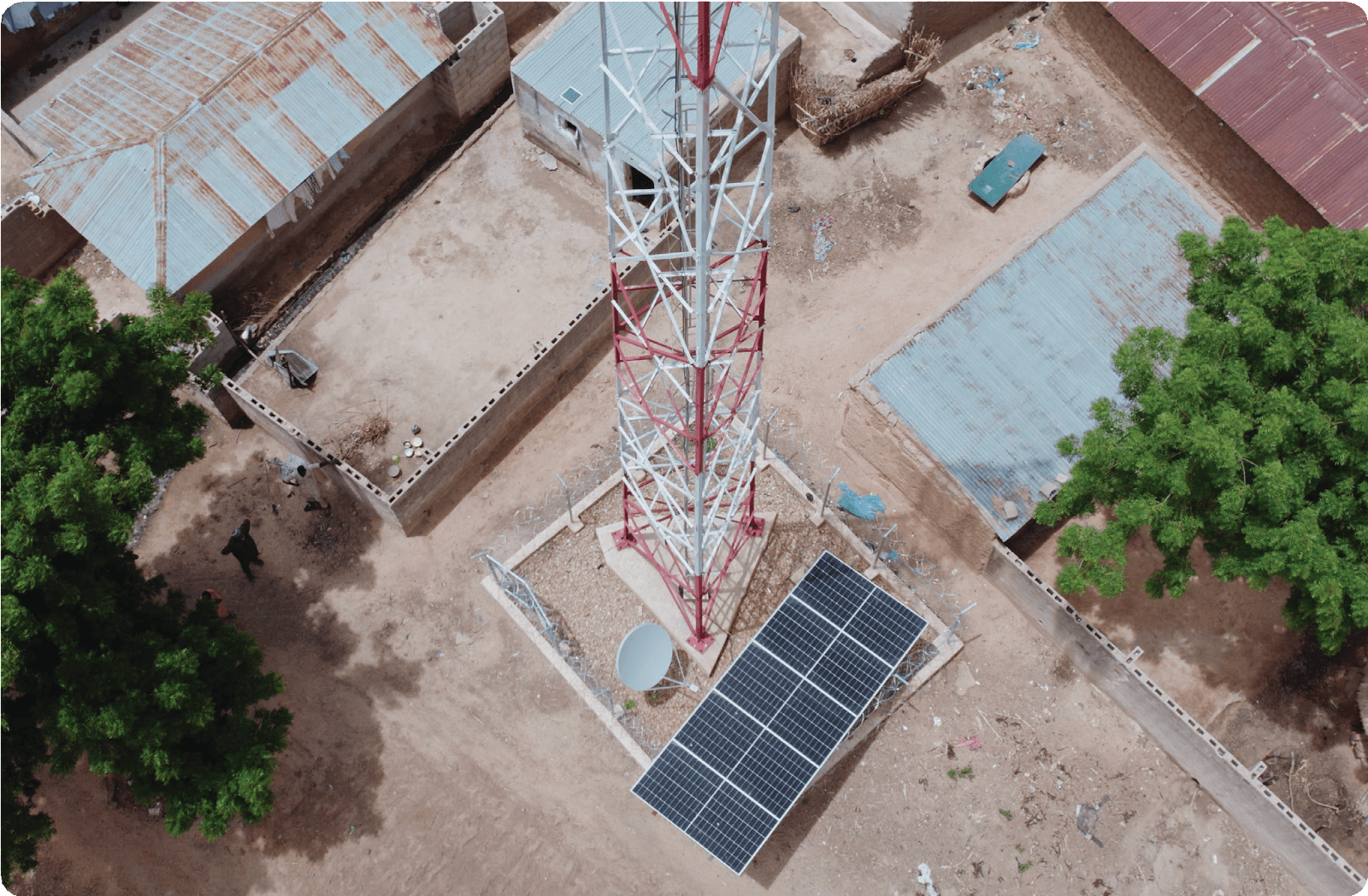 Providing solar-powered rural telephony access via renewable energy and ...