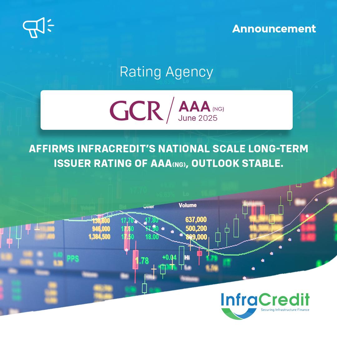 RATING AGENCY, GCR, AFFIRMS INFRACREDIT’S NATIONAL SCALE LONG-TERM ...